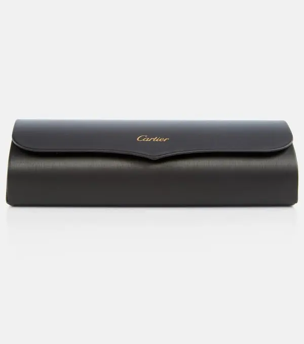 Cartier Panthère De Rectangular Sunglasses - Blue