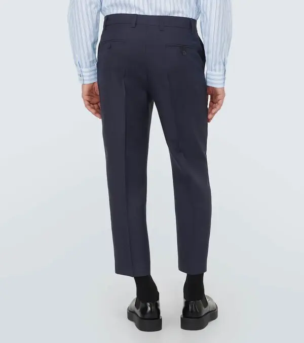 Jacquemus Le Pantalon Cabri Cropped Tailored Pants
