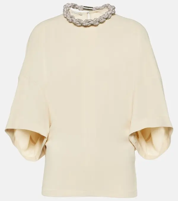 Stella McCartney Oversized Cady Top - White