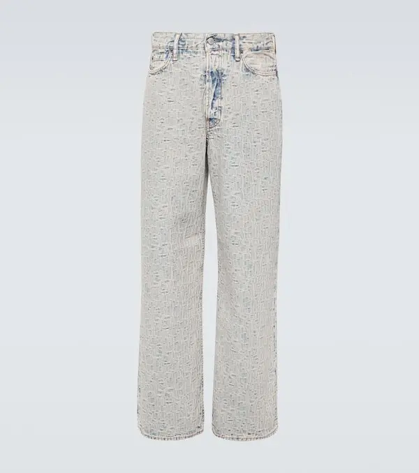 Acne Studios 1981m Monogram Wide-leg Jeans
