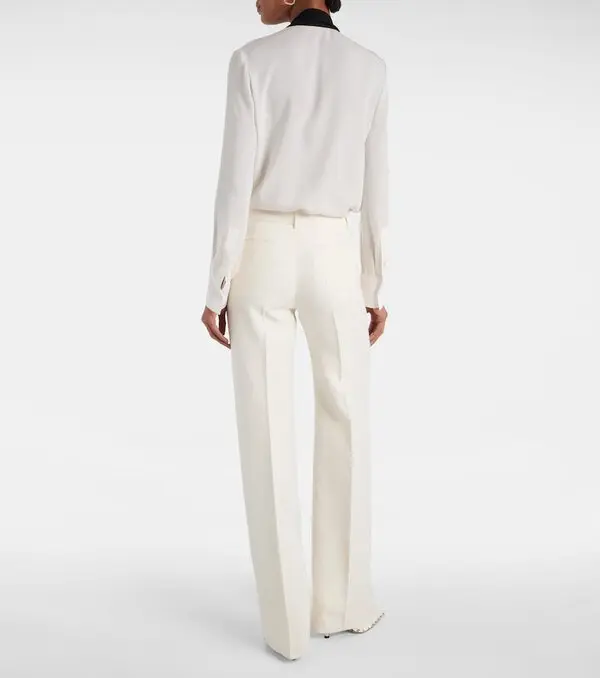 Valentino Garavani High-rise Wide-leg Pants