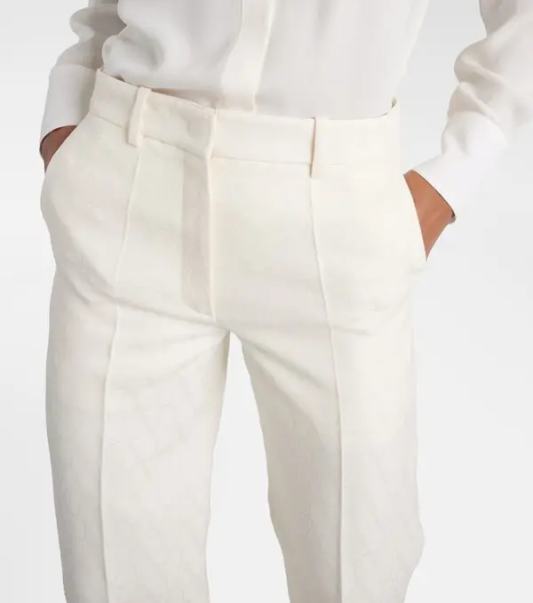 Valentino Garavani High-rise Wide-leg Pants
