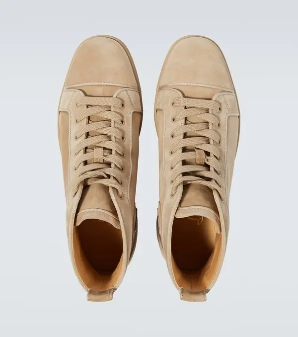 CHRISTIAN LOUBOUTIN Louis High-top Sneakers - Beige