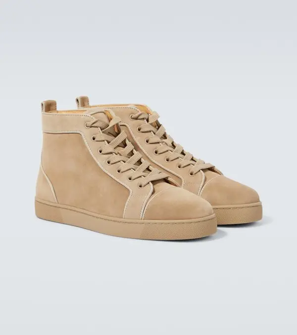 CHRISTIAN LOUBOUTIN Louis High-top Sneakers - Beige