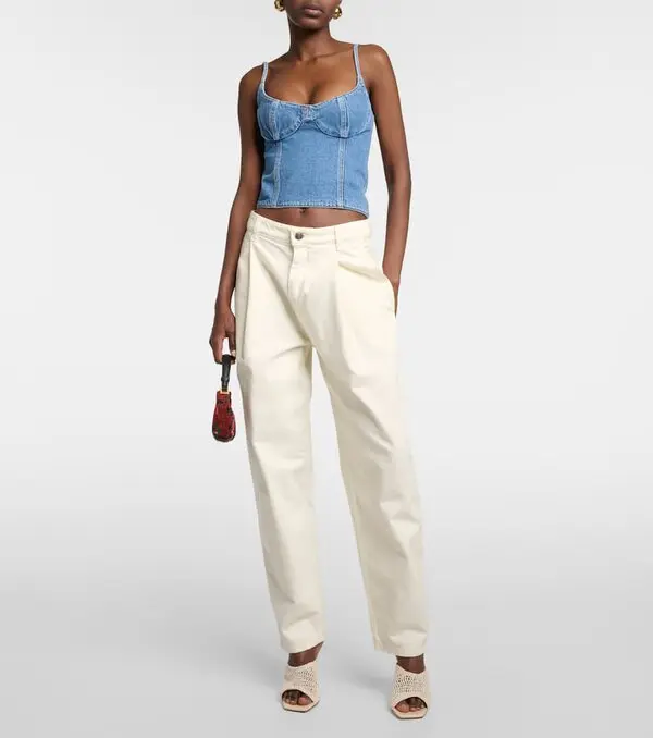 Magda Butrym Denim Bustier