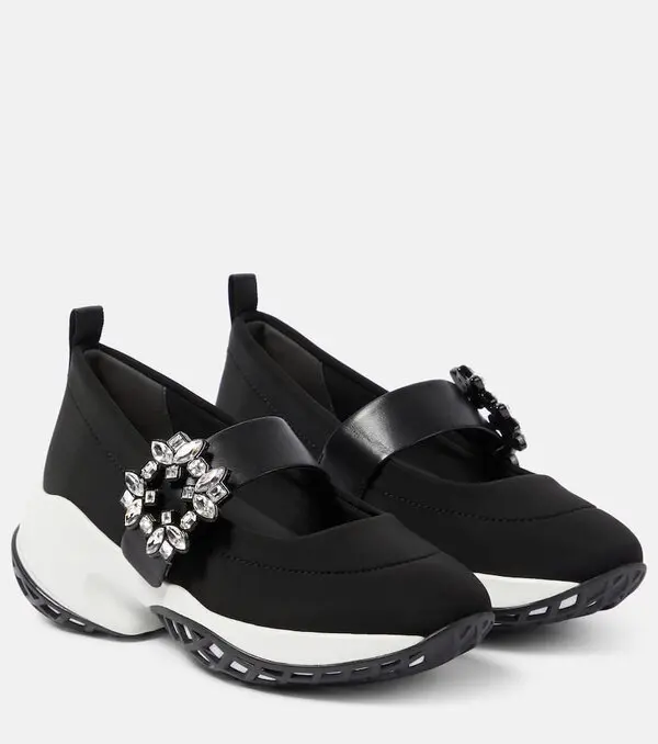 ROGER VIVIER Viv' Match Sneakers - Black