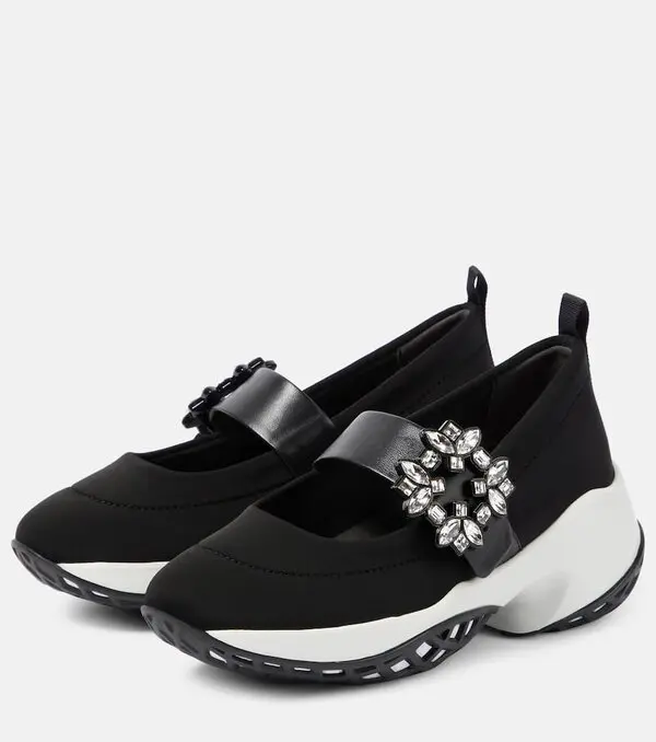 ROGER VIVIER Viv' Match Sneakers - Black