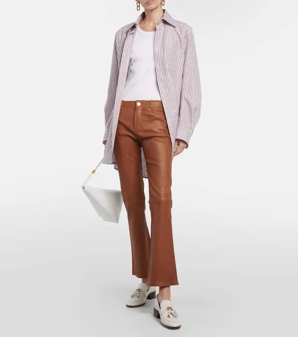 Stouls Dean 22 Leather Flared Pants