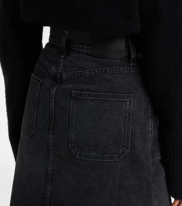 Citizens Of Humanity Denim Midi Skirt - Black