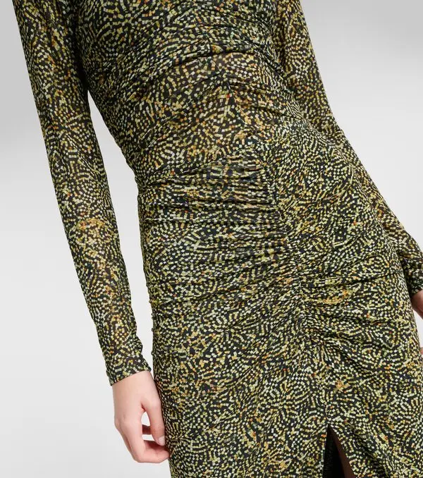 Isabel Marant Étoile Draped Jersey Midi Skirt