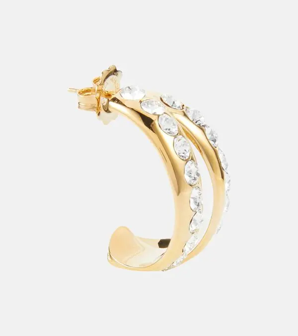 Amina Muaddi Jahleel Embellished Earrings