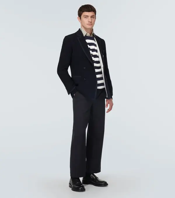 Valentino Garavani Striped Cotton And Wool Sweater - Multicoloured
