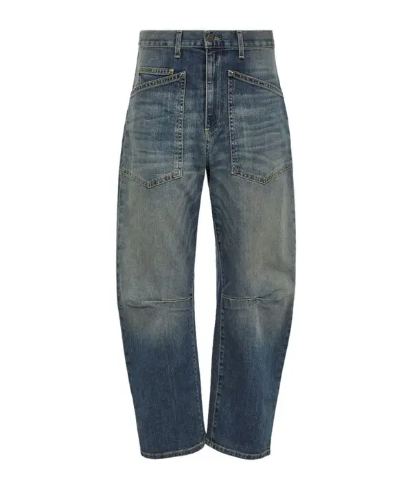 NILI LOTAN Shon High-rise Wide-leg Jeans