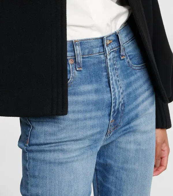 7 For All Mankind High-rise Slim Jeans