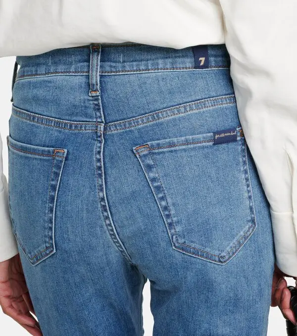 7 For All Mankind High-rise Slim Jeans