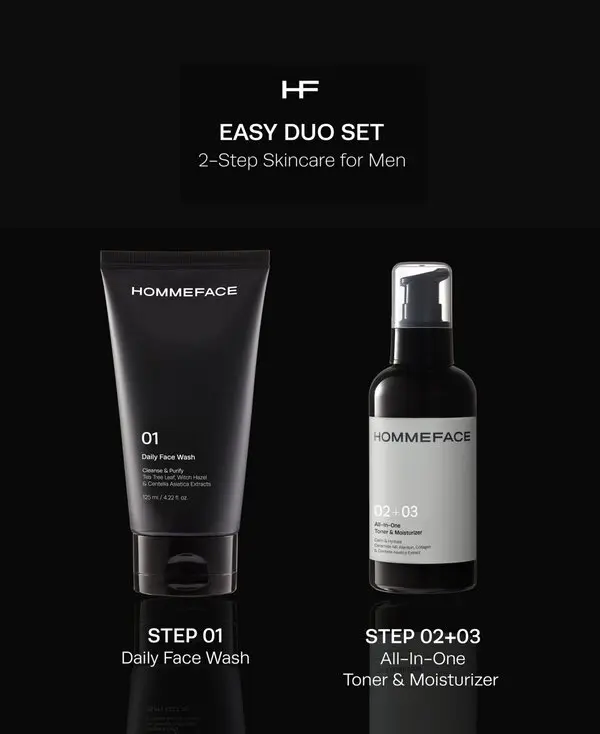 HOMMEFACE 2-step Daily Skincare Set