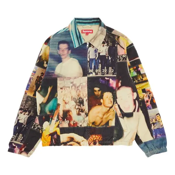 Supreme X Mark Leckey Hardcore Patchwork Harrington Jacket