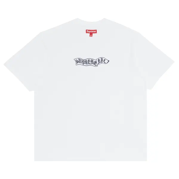 Supreme Banner Short-sleeve Top - White