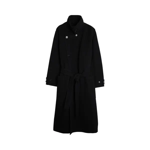 LEMAIRE Wrap Coat - Black