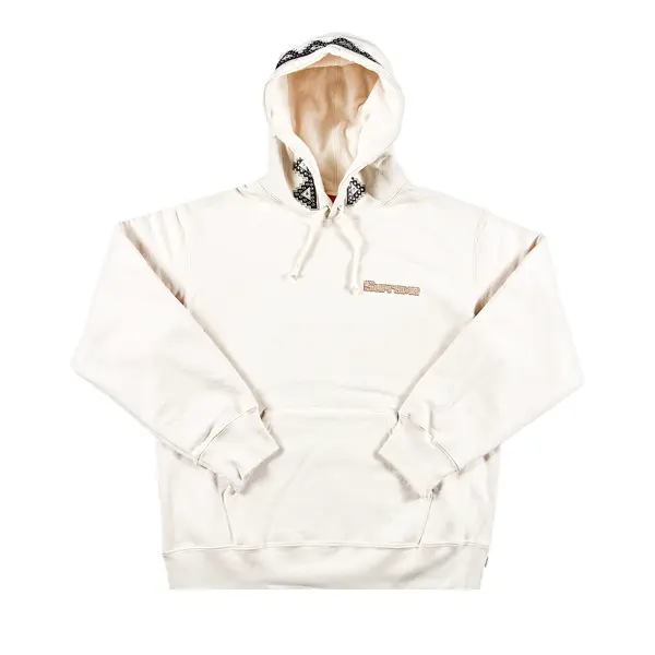 Supreme Pharaoh Studded Hooded Sweatshirt - Cream