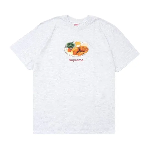 Supreme Chicken Dinner Tee 'ash - Grey
