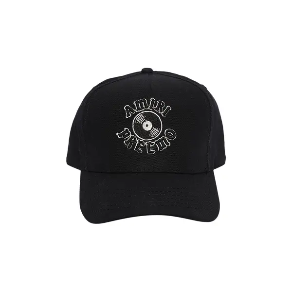Amiri Dj Premier Record Canvas Cap - Black