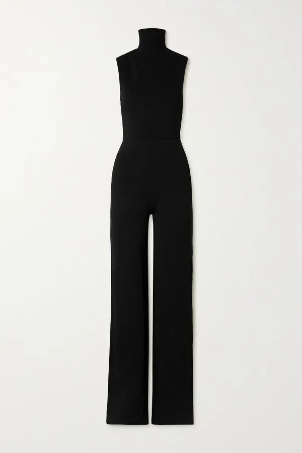 Gauge81 Gijon Open-back Knitted Jumpsuit - Black