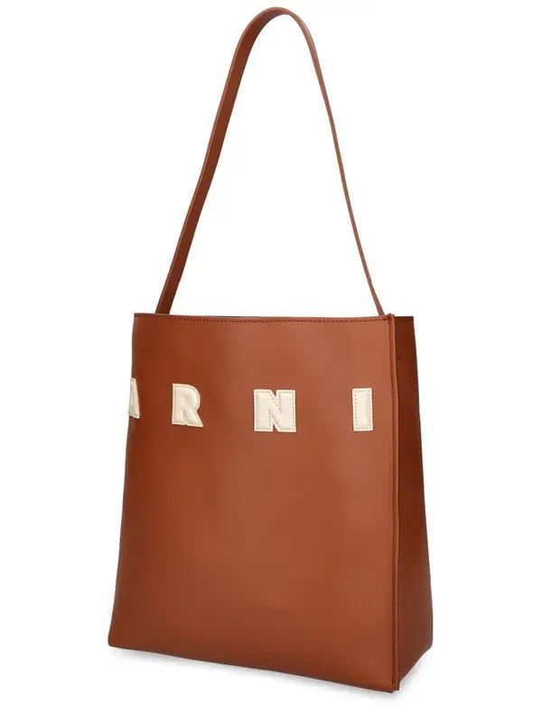 Marni Small Museo Leather Hobo Bag