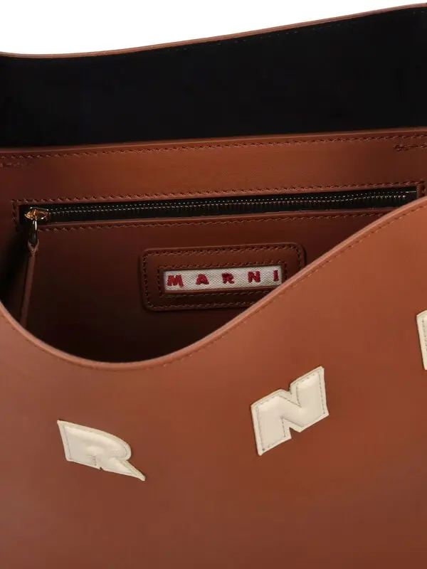 Marni Small Museo Leather Hobo Bag