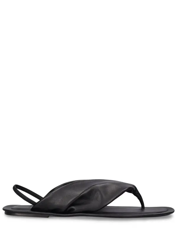 LOULOU STUDIO Sahado Leather Flat Sandals