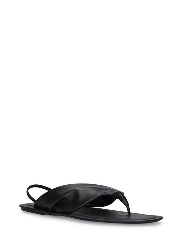 LOULOU STUDIO Sahado Leather Flat Sandals