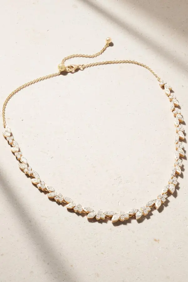 KAMYEN 18-karat Diamond Choker - Gold