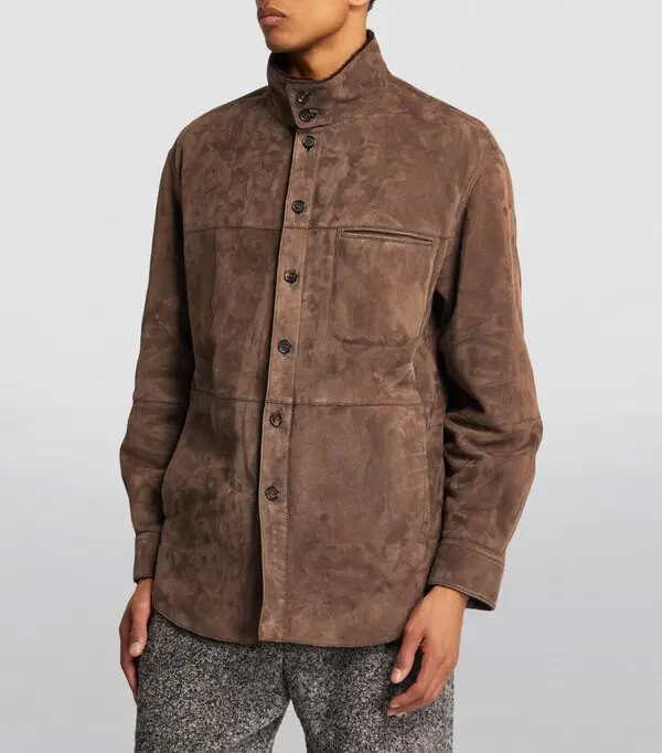 Giorgio Armani Suede Field Jacket