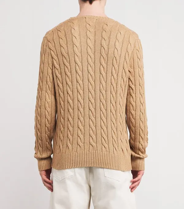 Polo Ralph Lauren Cotton Cable-knit Sweater - Brown