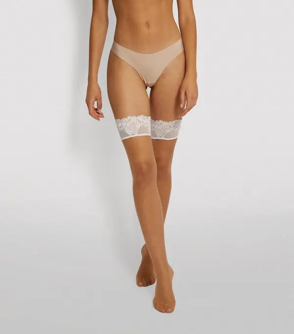 Wolford Nude 8 Lace Stay-up Stockings