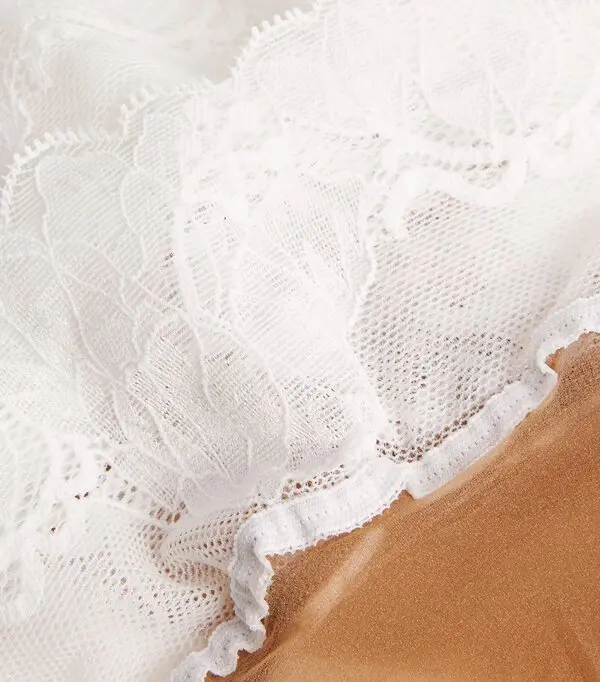 Wolford Nude 8 Lace Stay-up Stockings
