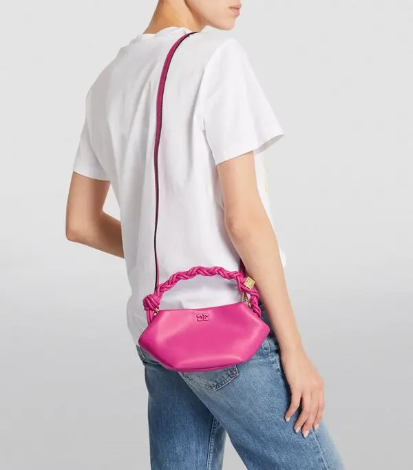 GANNI Mini Leather Bou Top-handle Bag