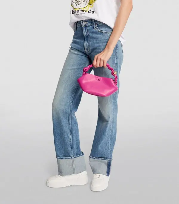 GANNI Mini Leather Bou Top-handle Bag