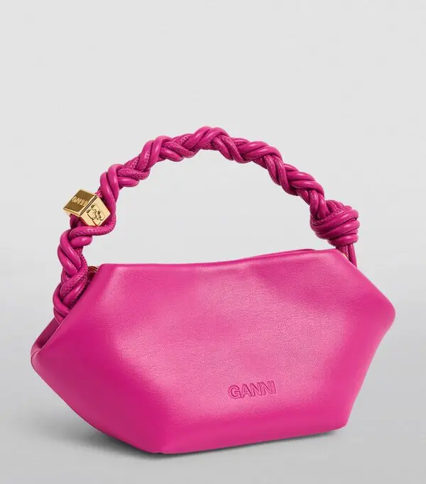 GANNI Mini Leather Bou Top-handle Bag