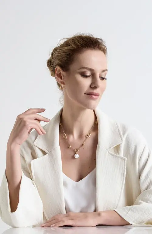Marco Bicego Jaipur Link Station Necklace - Yellow
