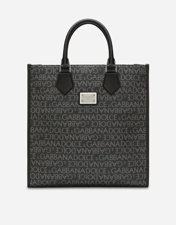 Dolce & Gabbana Coated Jacquard Shopper - Print