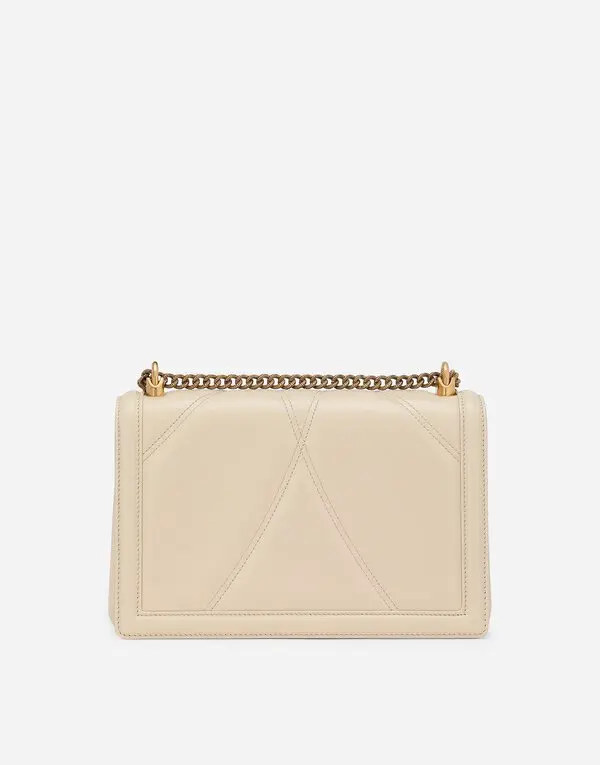 Dolce & Gabbana Large Devotion Shoulder Bag - Cream