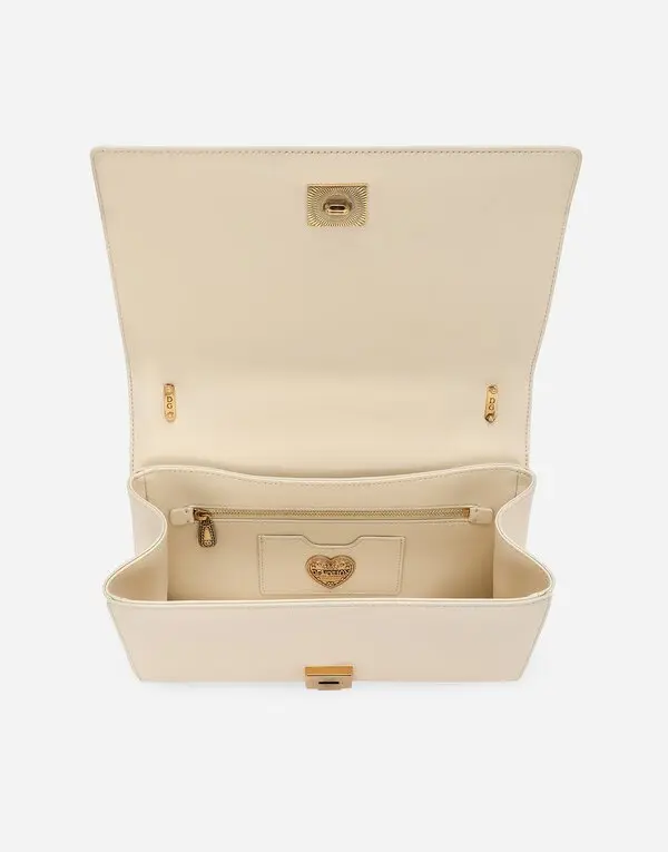Dolce & Gabbana Large Devotion Shoulder Bag - Cream