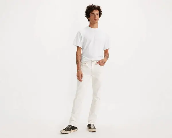 LEVI'S 502 Taper Fit Jeans - Sodium White