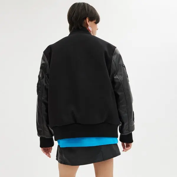 Coach The Lil Nas X Drop Varsity Jacket - Black | Editorialist