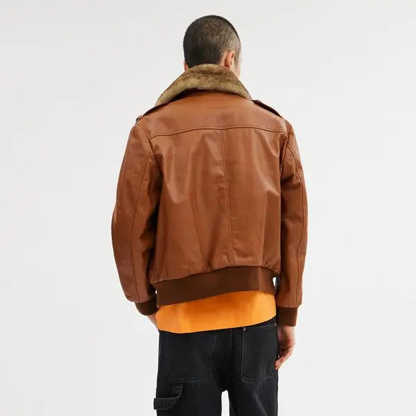 COACH The Lil Nas X Drop Shearling Utility Bomber Jacket