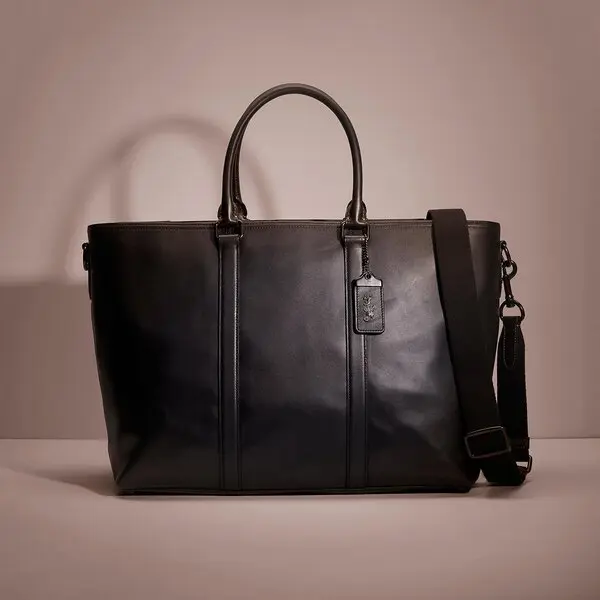 COACH Metropolitan Weekender Tote - Black Copper/black