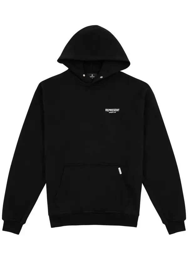 REPRESENT Owners Club Hooded Cotton Sweatshirt