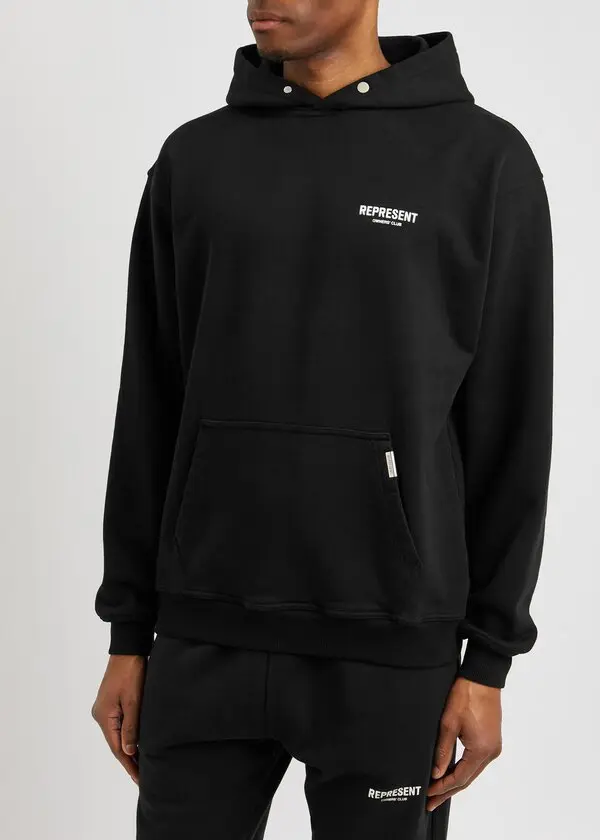 REPRESENT Owners Club Hooded Cotton Sweatshirt