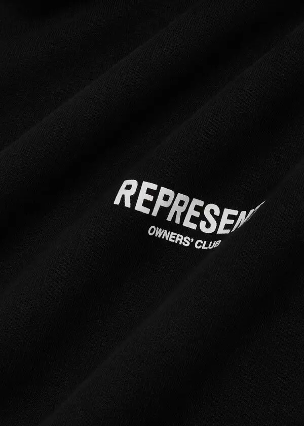 REPRESENT Owners Club Hooded Cotton Sweatshirt